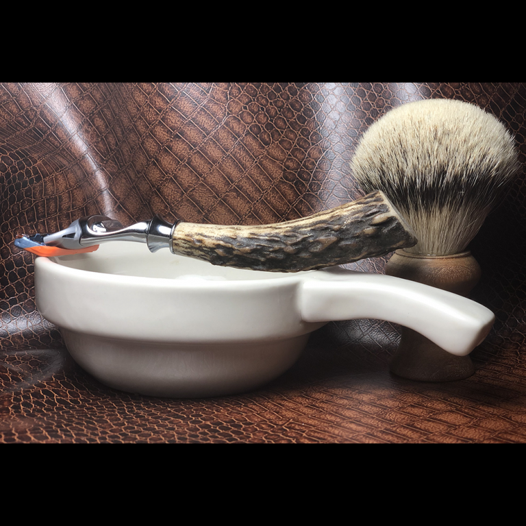 Stag Elk Antler & Chrome Razor: Fusion - Every Knight Forge