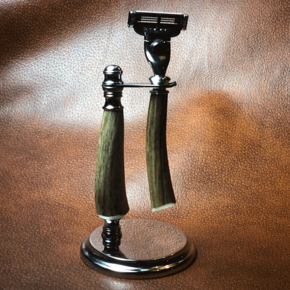 Stag Elk Antler & Chrome Razor and Stand Set: Choice of Razor - Every ...
